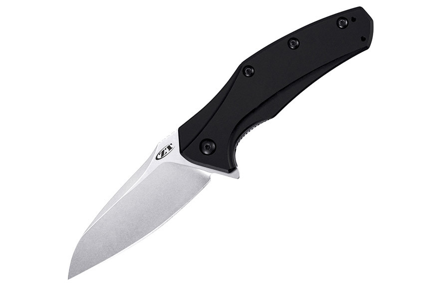 Zero Tolerance 0770 Folder - Black Handle - Stonewashed Blade - Limited ...