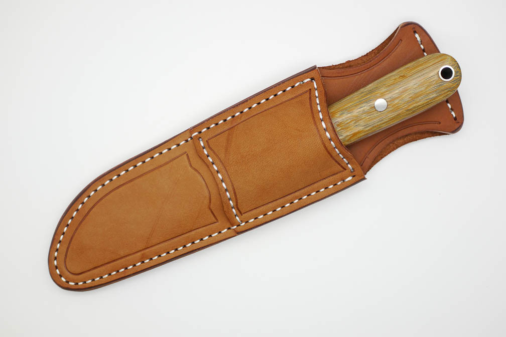 Lon Humphrey Custom Kephart, Scandi Grind (Flat Tang) Fixed Blade ...