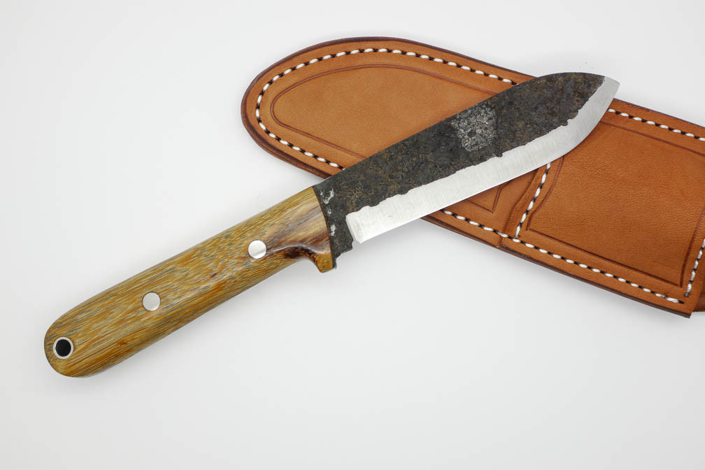 Lon Humphrey Custom Kephart, Scandi Grind (Flat Tang) Fixed Blade ...