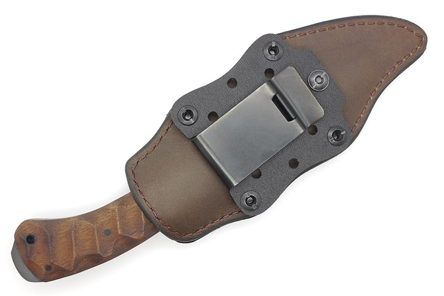 Winkler Woodsman 80CrV2 Sculpted Walnut Handle - The Knife Connection