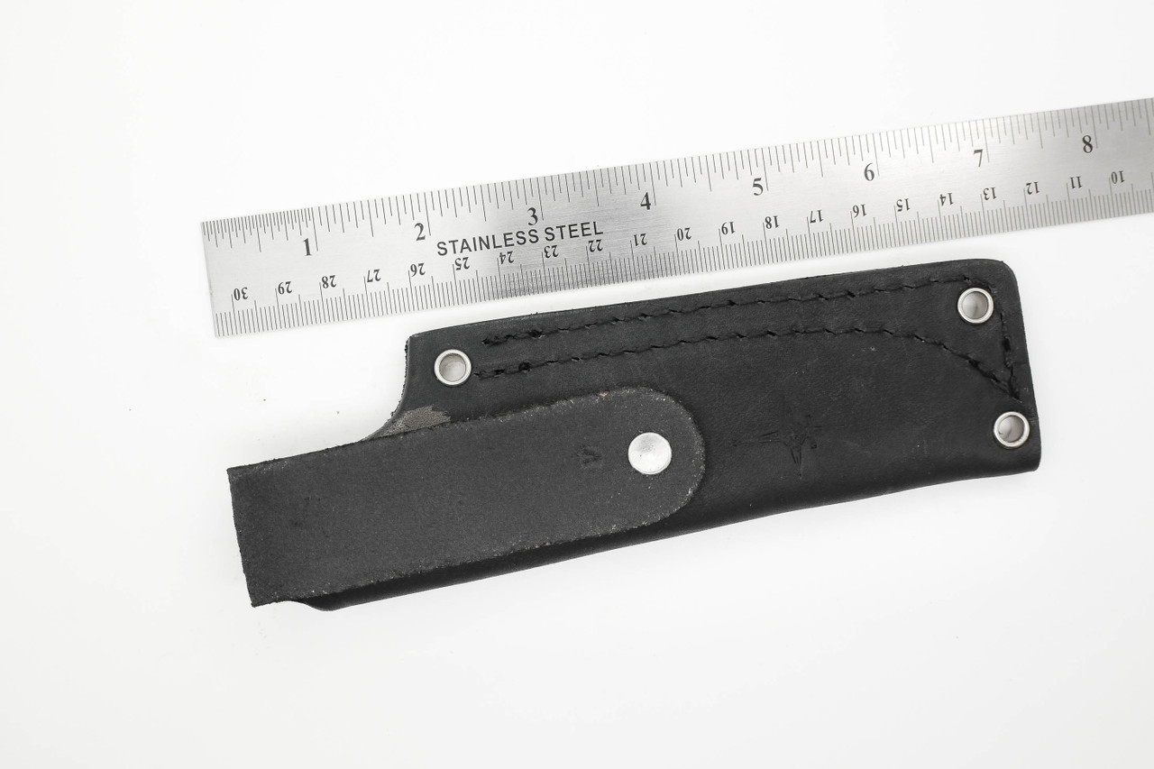 TKC: #V Pouch Style Leather HIP Sheath WITHOUT Firesteel Loop, Black ...