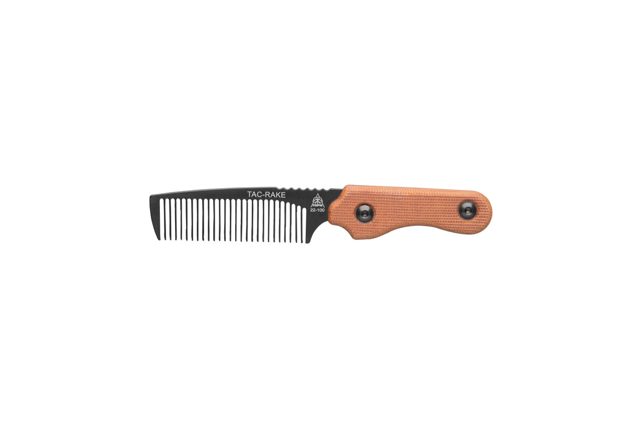 TOPS TAC RAKE Beard Comb - The Knife Connection