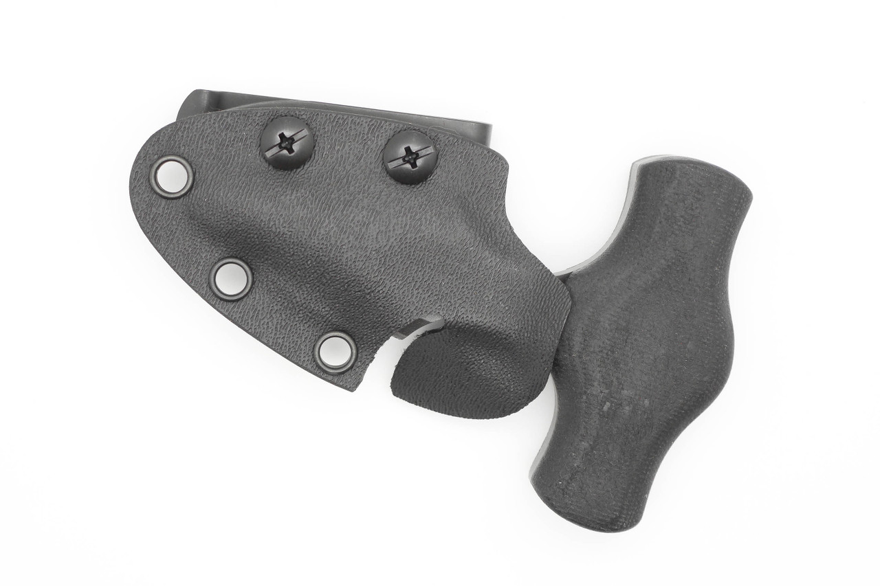 Winkler Knives - Push Dagger - 80CRV2 Steel - Full Double Edge - Black ...