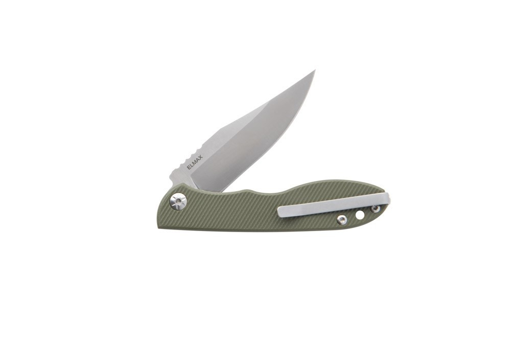 TOPS Knives Mini Scandi Folder, MSF-4.0 - Satin Blade Finish - Green ...