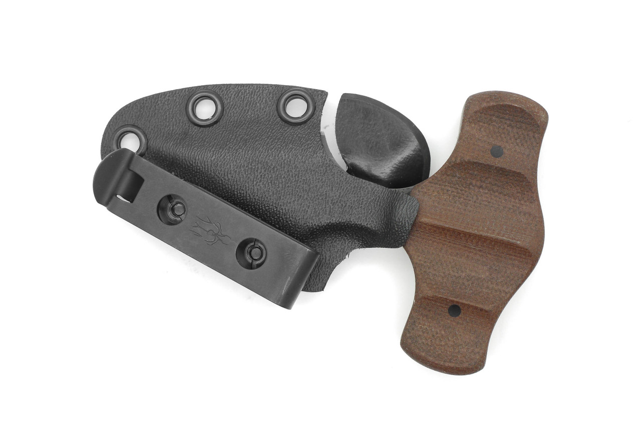 Winkler Knives - Push Dagger - 80CRV2 Steel - Full Double Edge - Brown ...