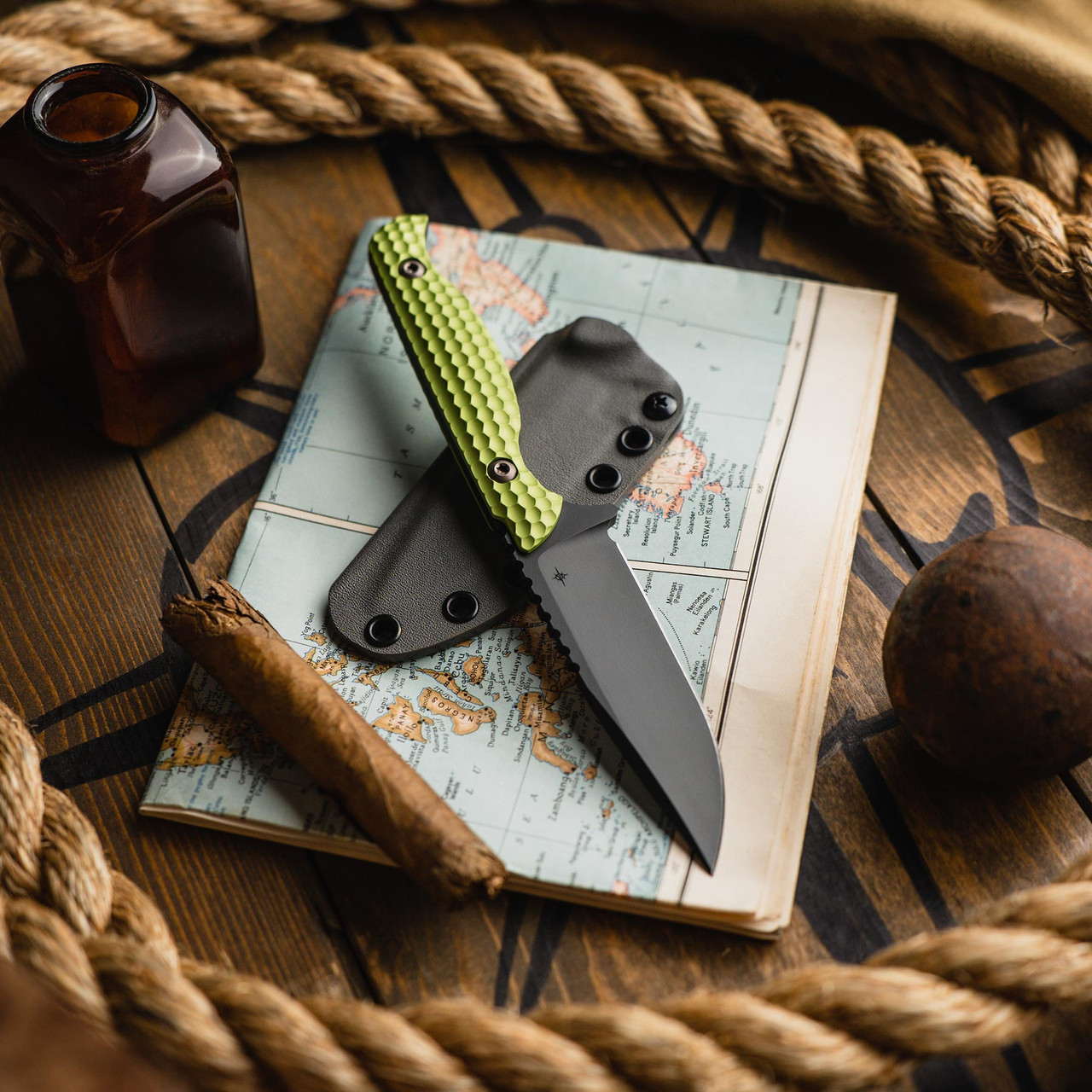 Toor Mutiny CPM-154 Sea Green 7075 - The Knife Connection