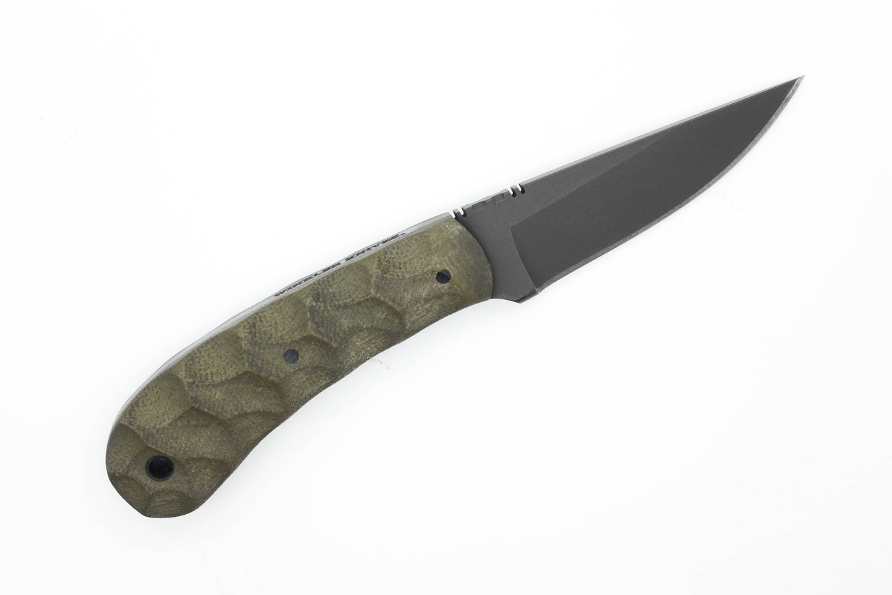 Winkler SD2 80CrV2 Sculpted Green Laminate - The Knife Connection