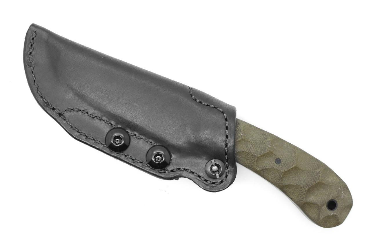 Winkler SD2 80CrV2 Sculpted Green Laminate - The Knife Connection