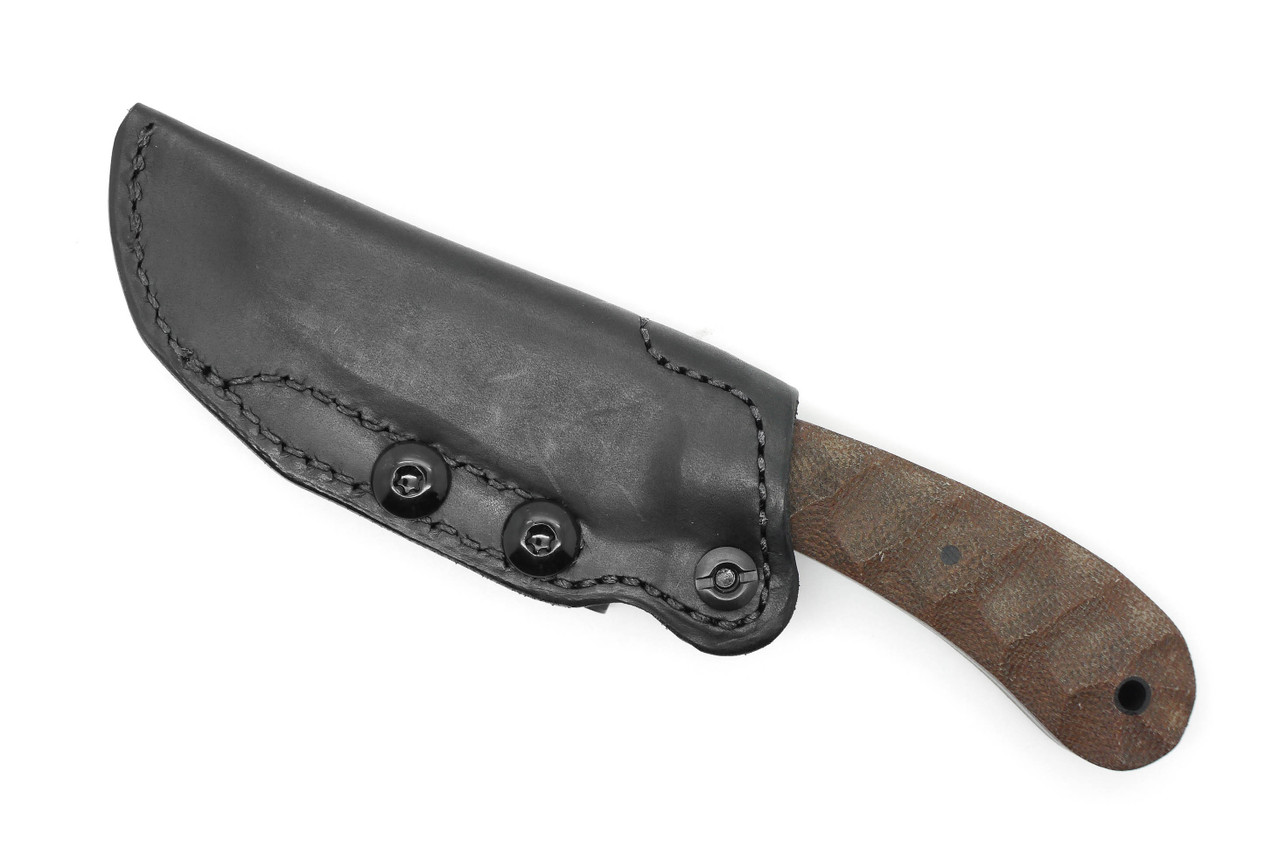 Winkler SD1 80CrV2 Sculpted Brown Laminate - The Knife Connection
