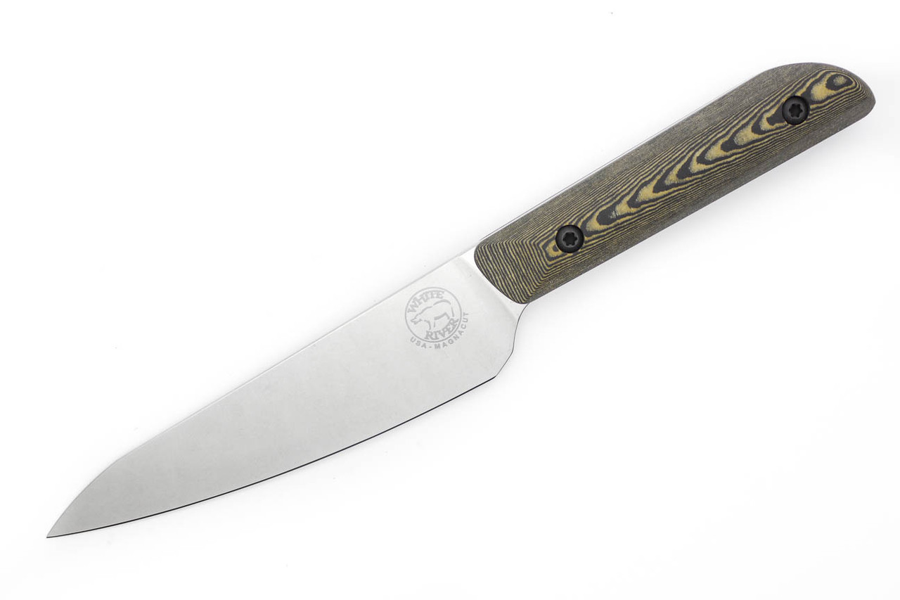 White River Knives Liong Mah Design Utility Knife - MagnaCut Stainless ...