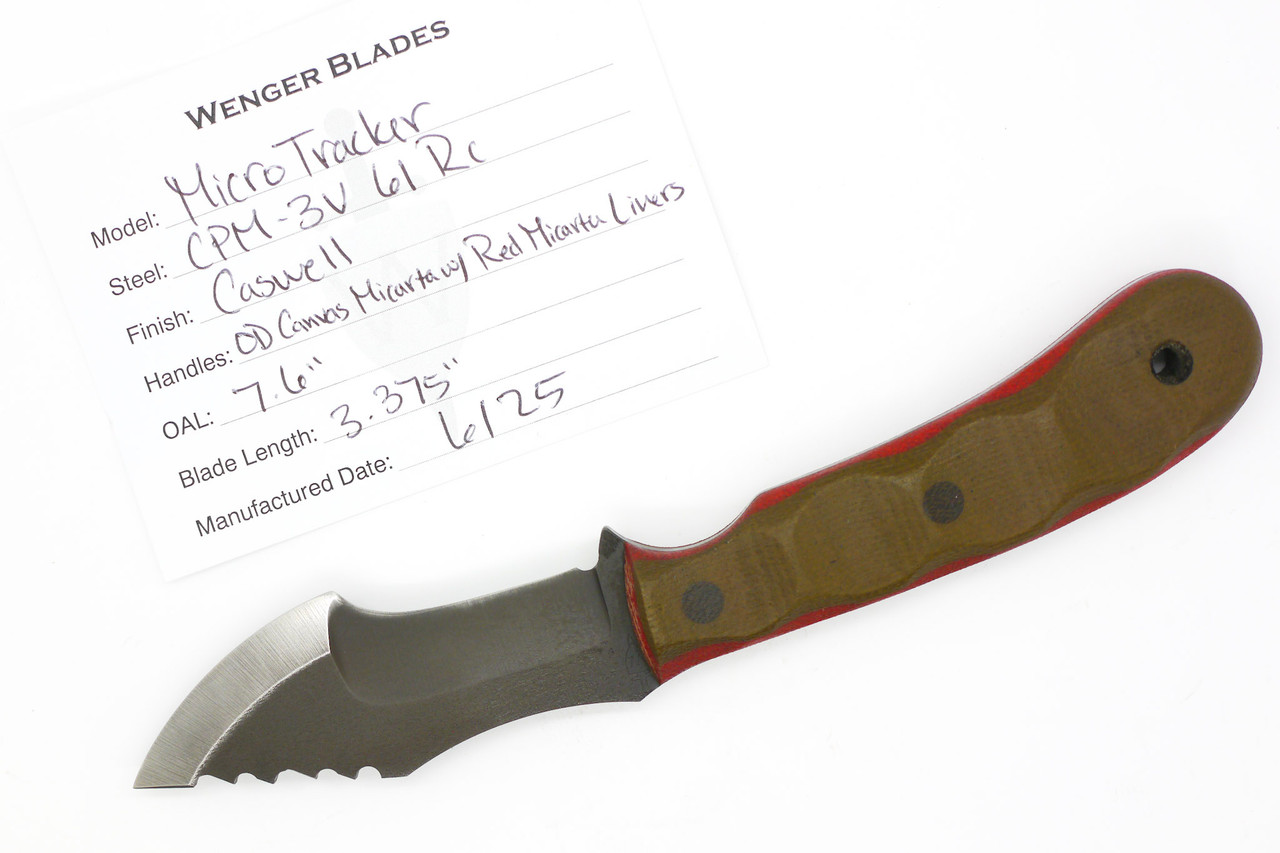Dave Wenger Blades - Micro Tracker - The Knife Connection
