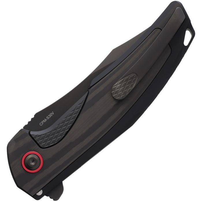 Reate Knives - Jack Jr - Black DLC Blade - Folding Pocket Knife w ...