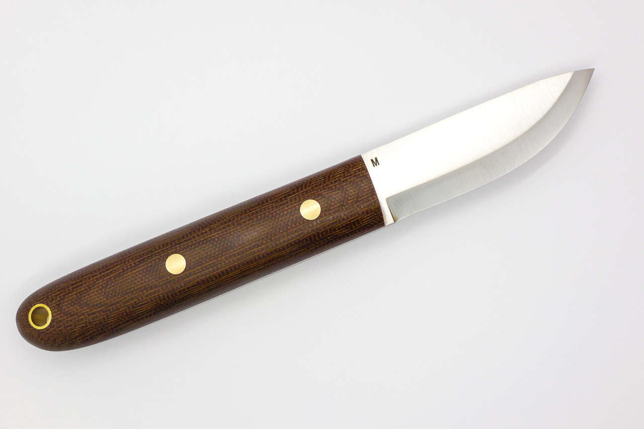LT Wright Knives BoatTail Scandi - Magnacut Steel - Rustic Brown ...
