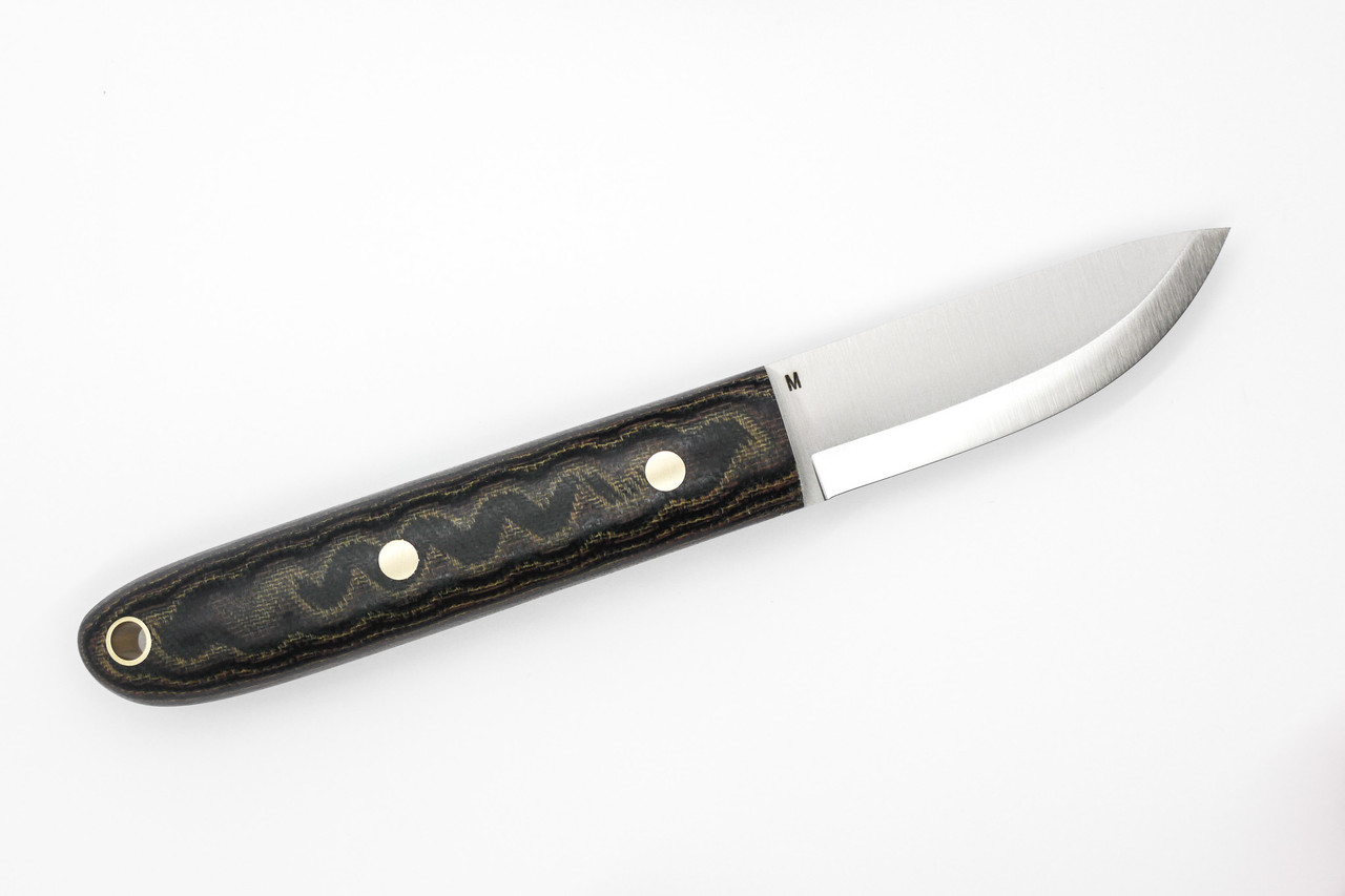 LT Wright Knives BoatTail Scandi - Magnacut Steel - Python Micarta - Matte