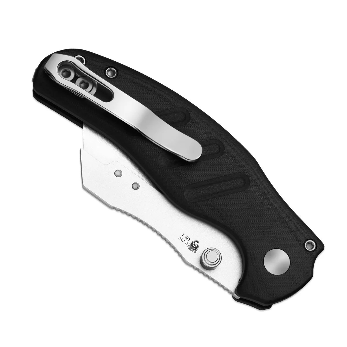 Kizer Knives - Sheepdog Utility - 2.8" Razor Blade W/ Black G10 Handle