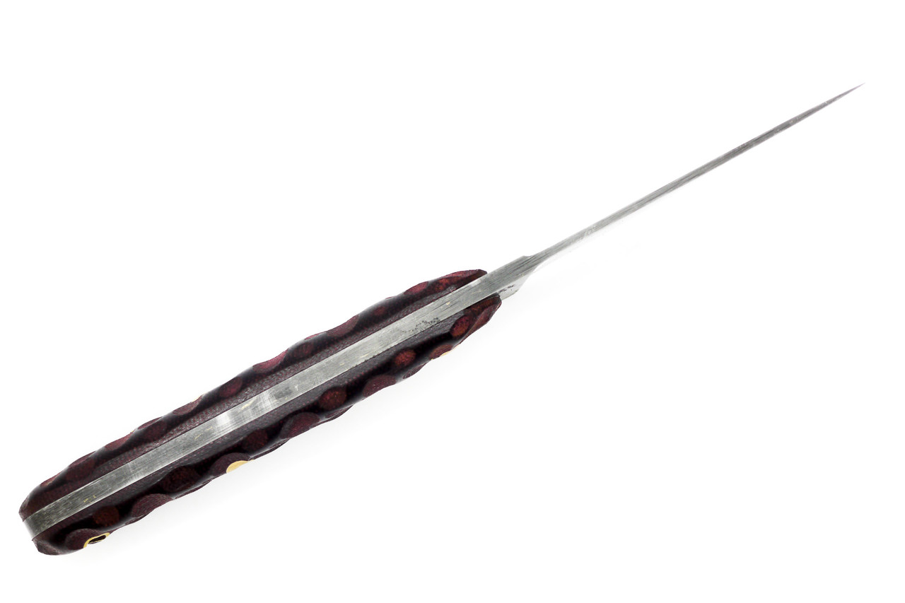 Bone River Co. - All Terrain - 3.1" 80CrV2 Steel W/ Maroon Canvas ...
