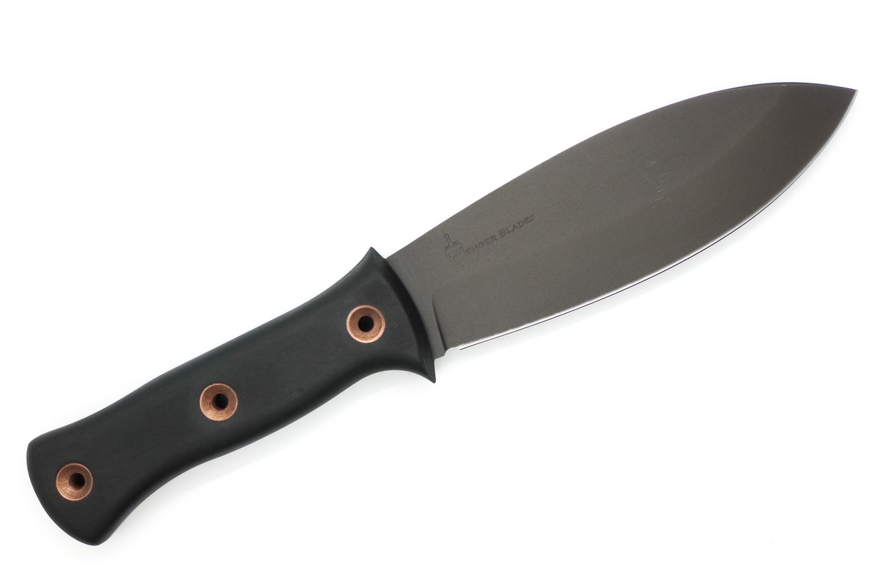 Dave Wenger Blades: Smatchet - 6" CPM-3V Steel Blade - Black Linen ...