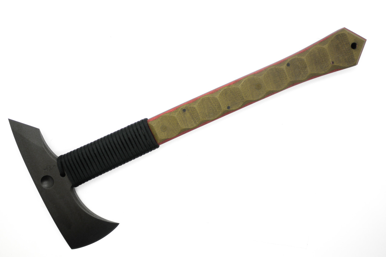 Dave Wenger Blades: Jarl - 80CrV2 - Sculpted OD Green Canvas Micarta W ...