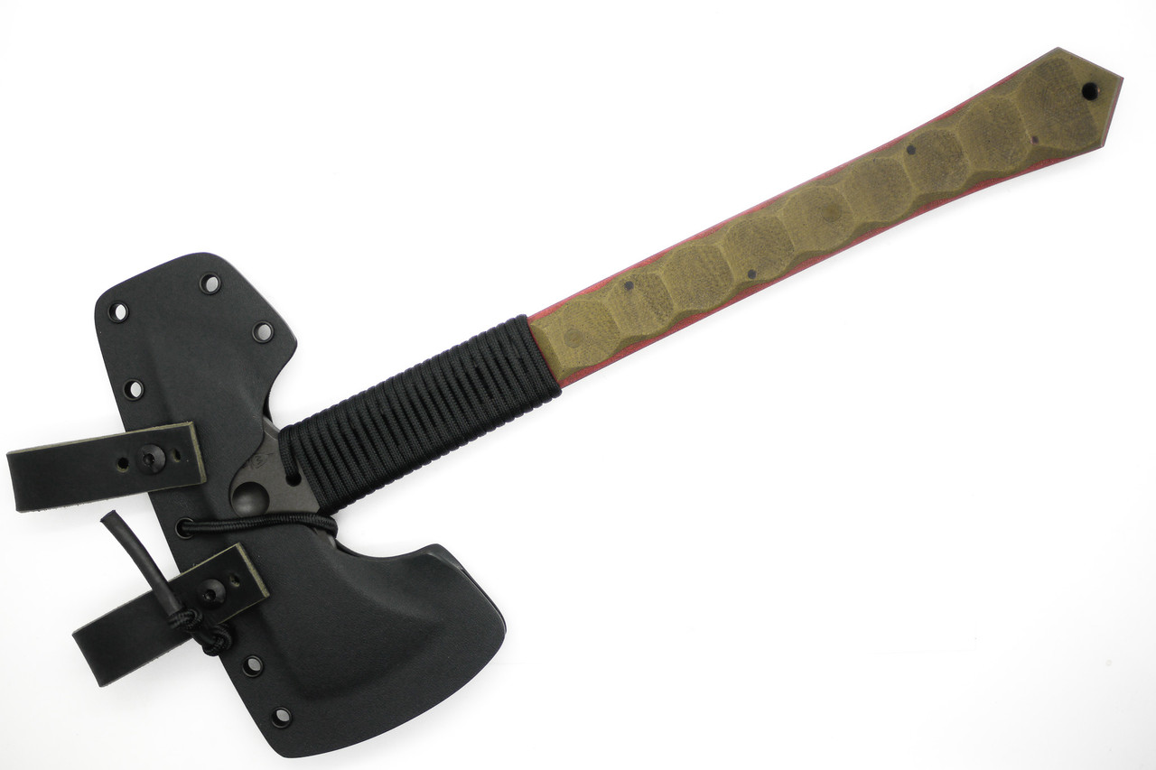 Dave Wenger Blades: Jarl - 80CrV2 - Sculpted OD Green Canvas Micarta W ...