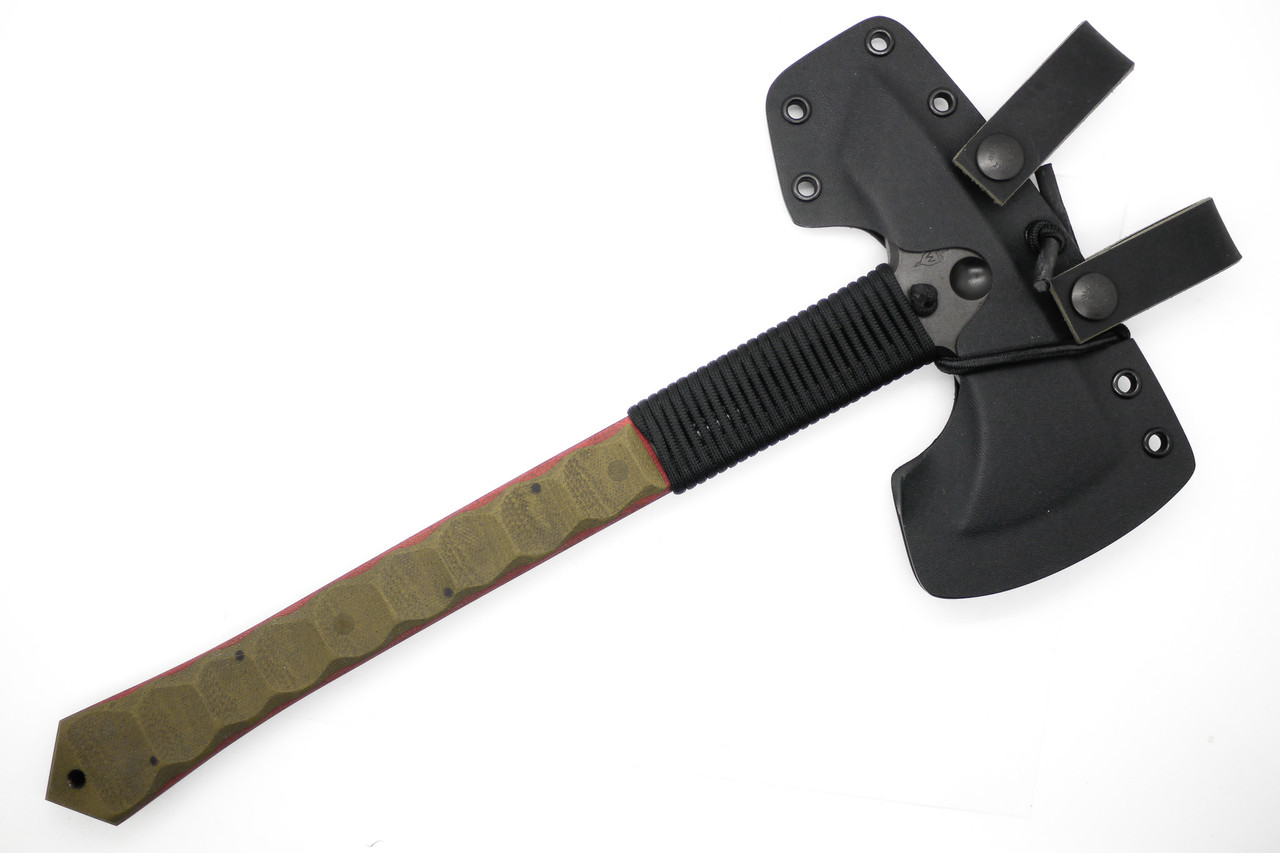 Dave Wenger Blades: Jarl - 80CrV2 - Sculpted OD Green Canvas Micarta W ...