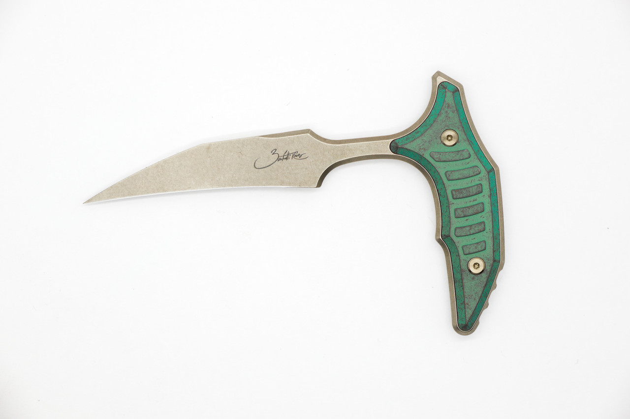 Microtech - BEE Marifione Slect Push Dagger - Bronze M390 fixed Blade W ...