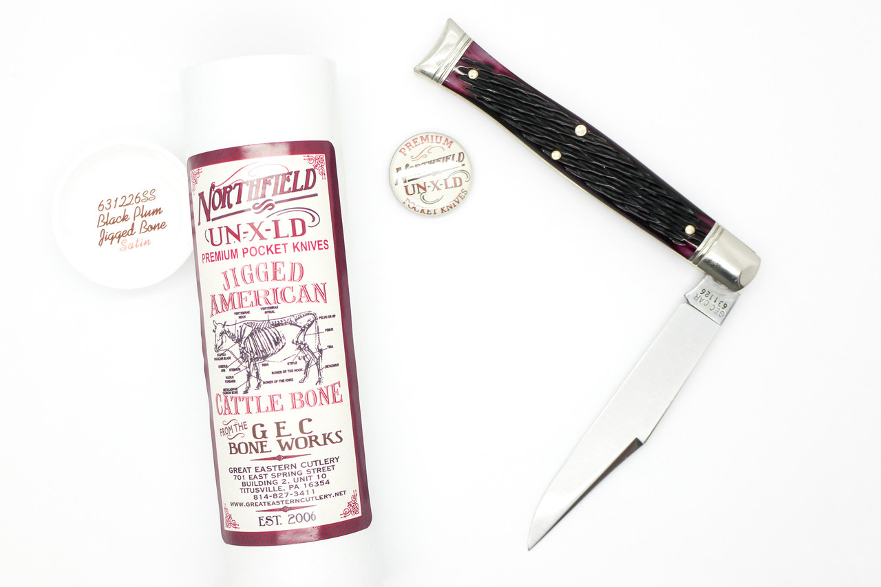 Great Eastern Cutlery Northfield UN-X-LD #63 Fish Tail - 1 Blade - Plum ...