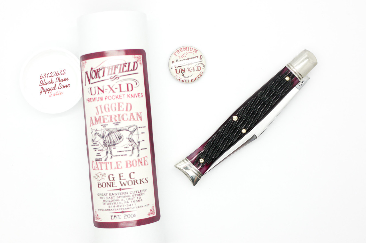 Great Eastern Cutlery Northfield UN-X-LD #63 Fish Tail - 1 Blade - Plum ...