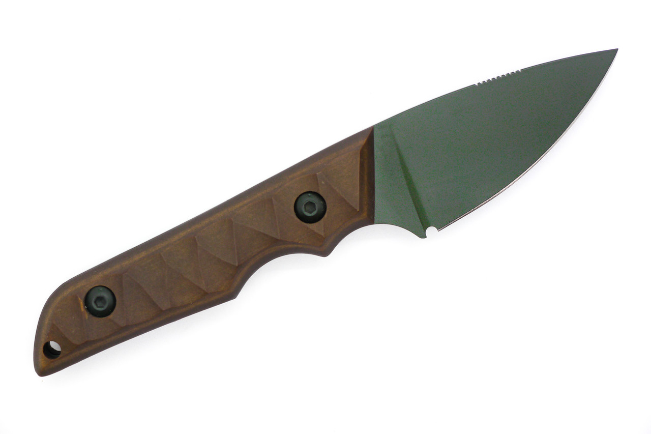 Bald Man Knife & Tool - Albatross - 2.5"Dark Forest Cerakote CPM 154 ...