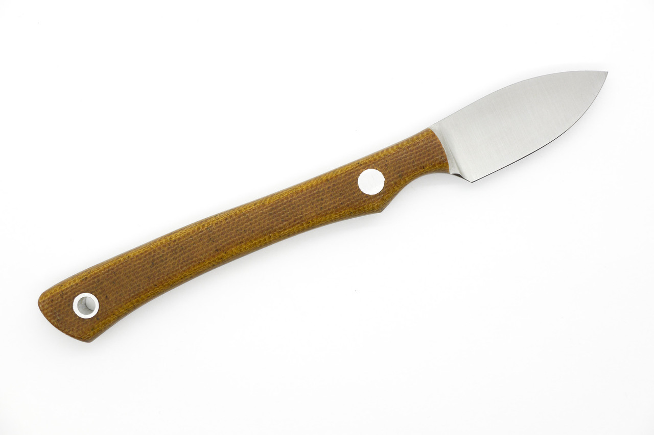 Lishen Knives - Northern Scalpel - 1.75" AEB-L Flat Grind Fixed Blade W ...