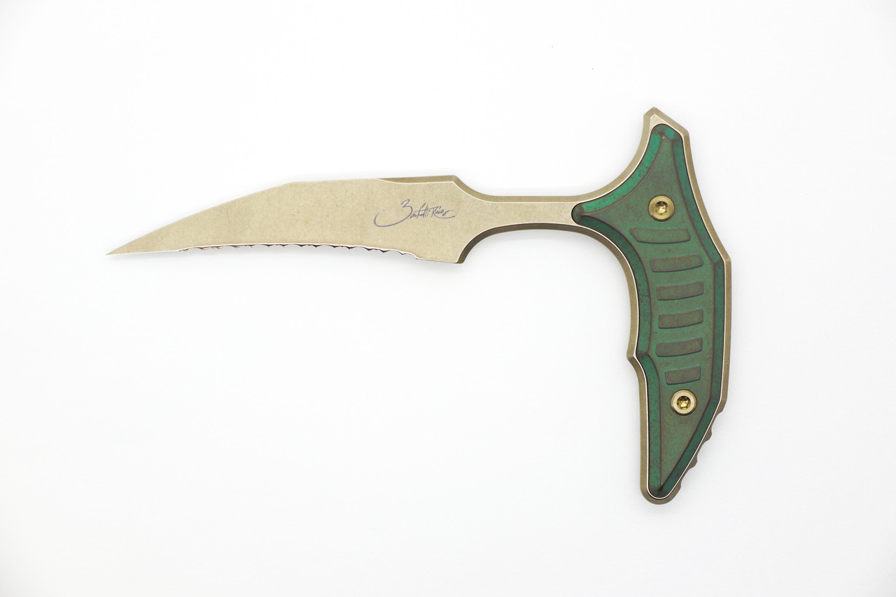 Microtech - BEE Marifione Slect Push Dagger - 2.5" Bronze 440C Steel ...