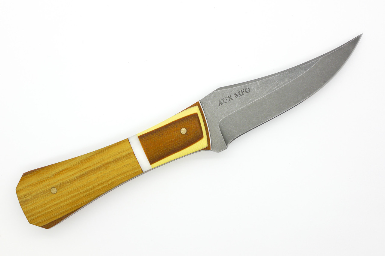 Aux Mfg - Capt. Rikki Edition Pocket Bowie XL V1 - 4" AEB-L Stonewash ...