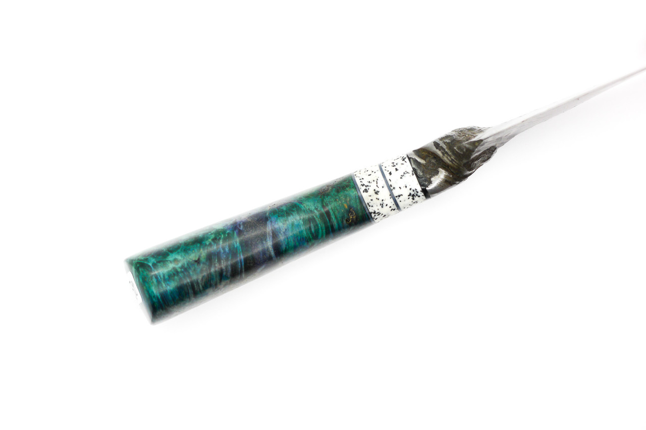 Black Bird Blades - Integral Bolster Twist - 2.5" 80crv2 steel fixed W ...
