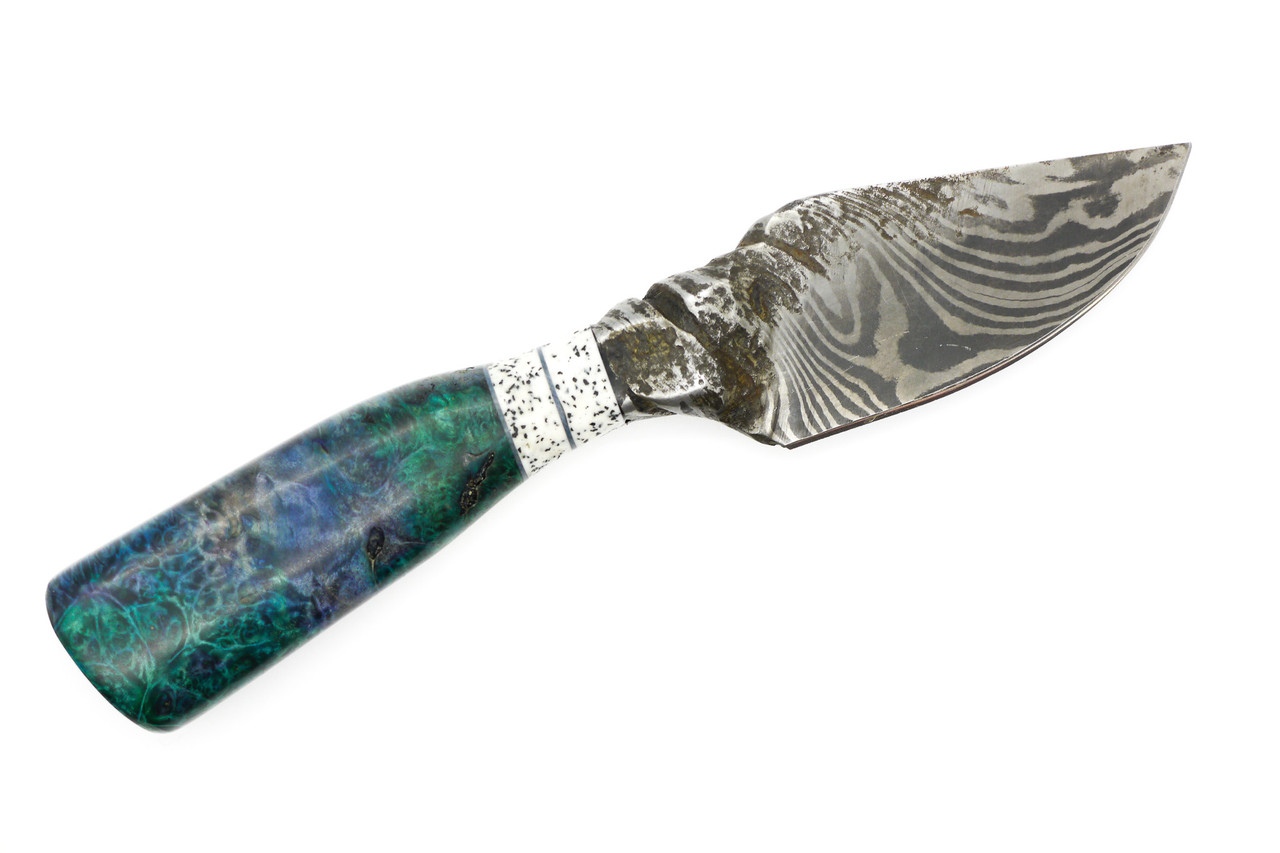 Black Bird Blades - Integral Bolster Twist - 2.5" 80crv2 steel fixed W ...
