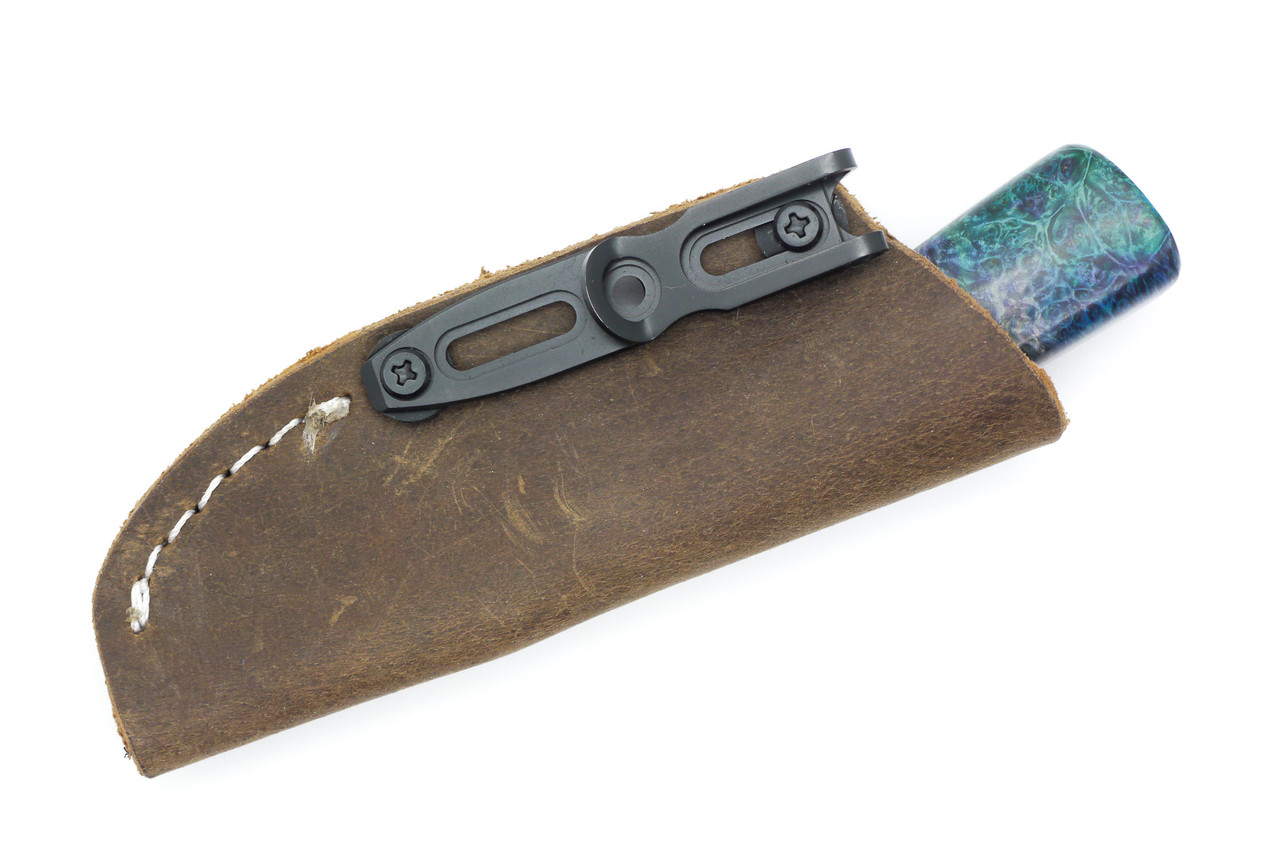 Black Bird Blades - Integral Bolster Twist - 2.5" 80crv2 steel fixed W ...