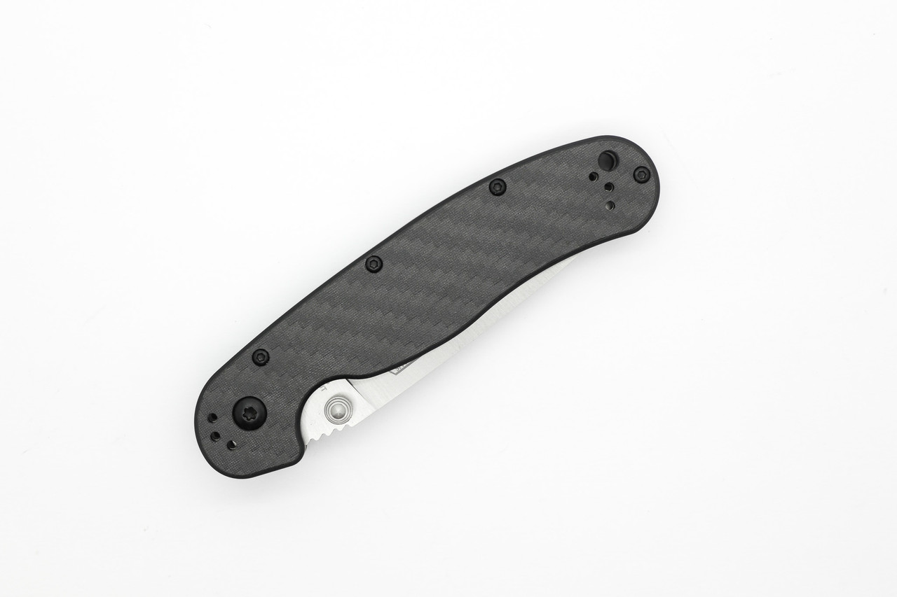 Ontario RAT Model 1.5 Folding Knife 3.25" Satin Magnacut Steel, Carbon ...