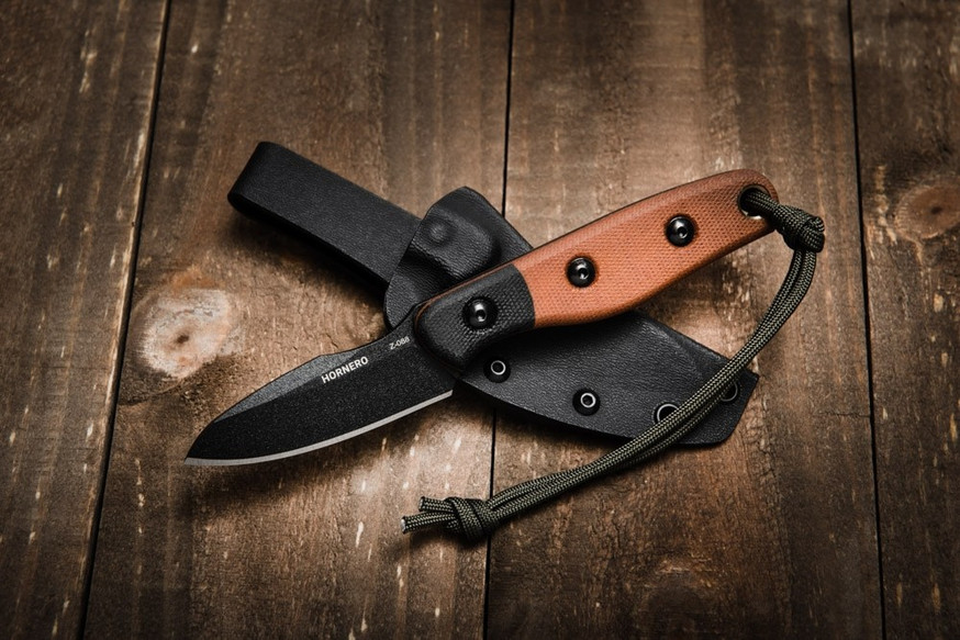 TOPS Knives Quick Skin - Blue & Black G10 Handle, Kydex Sheath