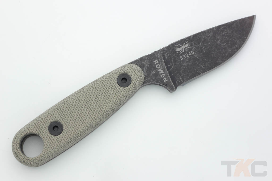 ESEE IZULA-II-B-BO Fixed Blade Neck Knife with BLACK OXIDE Blade ...