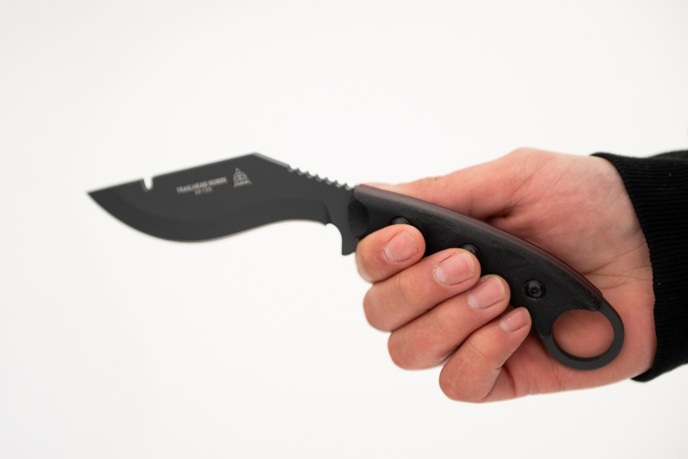 TOPS Knives - Trailhead Kukri - Sniper Gray Fixed Blade Knife w/ Black ...