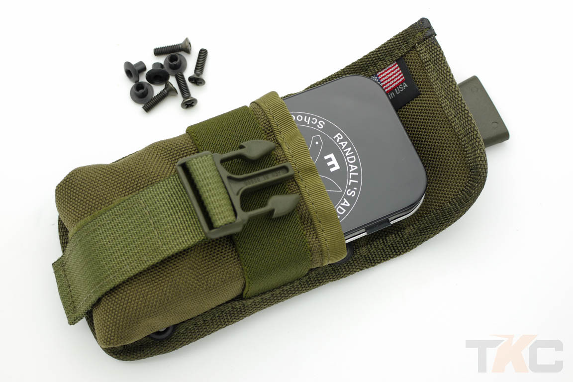 ESEE-52-POUCH-OD ESEE-5, 6, Laser Strike Accessory Pouch - OD Green