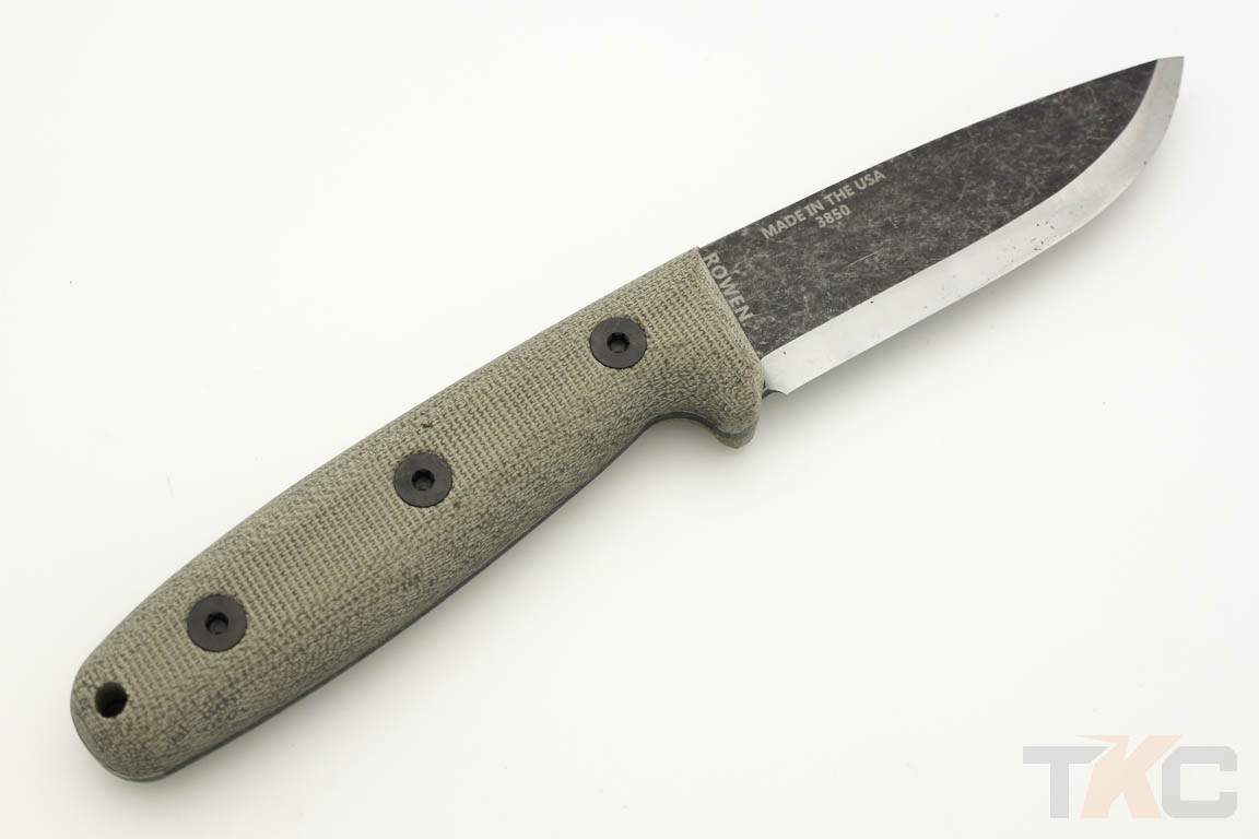 ESEE BOLIEU RB3-BO, Black Oxide Fixed Blade Bushcraft General Purpose ...