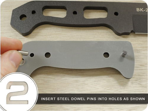 TKC: G10 Handle for Becker BK2, 3, 4, 5, 7, 9, 10, 21, 32, 39 - Neon ...