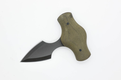 Winkler Knives - Push Dagger - 80CRV2 Steel - Full Double Edge - Green ...