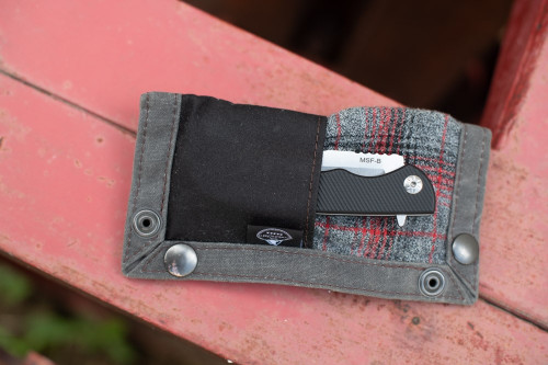 TOPS Knives Mini Scandi Folder, MSF-4.0 - Tumble Blade Finish - Black ...