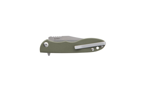 TOPS Knives Mini Scandi Folder, MSF-4.0 - Satin Blade Finish - Green ...