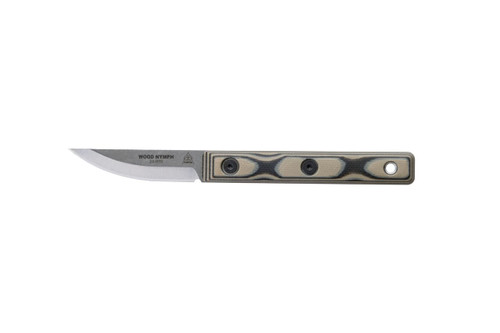 TOPS Knives - Wood Nymph - Tan/Black G10 Handle
