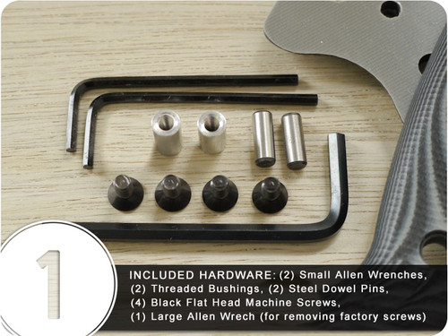 TKC: G10 Handle for Becker BK2, 3, 4, 5, 7, 9, 10, 21, 32, 39, 82, 92 ...