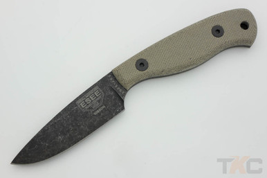 ESEE GIBSON JG3-BO, Black Oxide Fixed Blade Bushcraft General Purpose ...