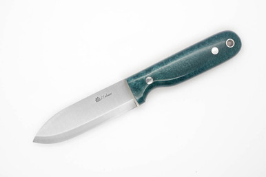 LT Wright Knives Bushcrafter - O1 Steel - Scandi Grind - Home Brew Aqua ...