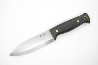 LT Wright Knives Illuminous 5 - 3V Steel - Scandi Grind - Black Canvas ...
