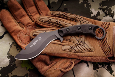 TOPS Knives - Trailhead Kukri - Sniper Gray Fixed Blade Knife w/ Black ...